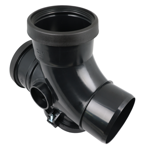 Double Socket Access Door 92° Tee Pushfit