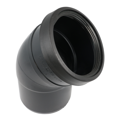 Single Socket 45° Bend Pushfit